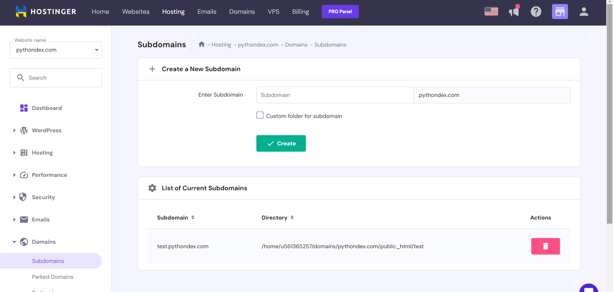 How To Create Subdomain In Hostinger - Hostwizly